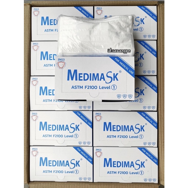 Medimask 3-Ply Mask 50 Pieces Per Box Definitely. | Shopee Philippines