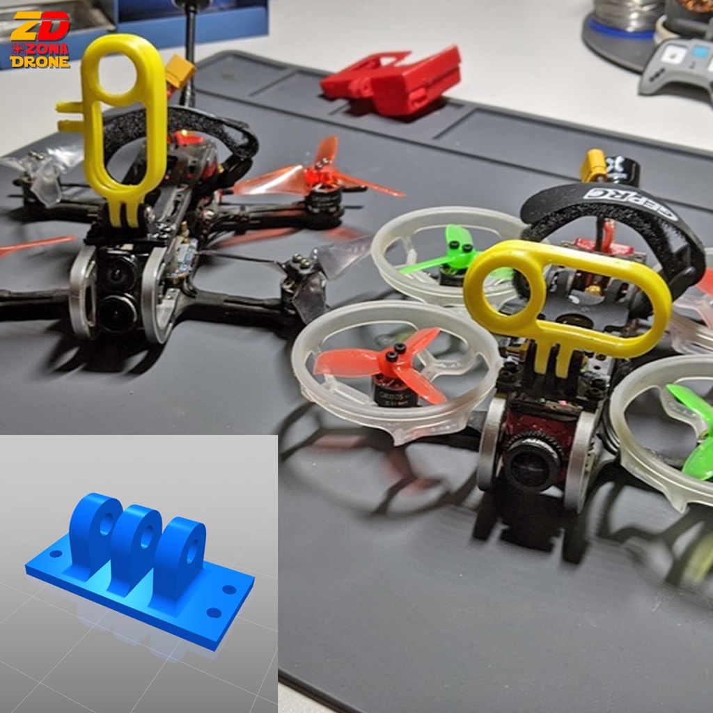 Geprc CinemaQueen - Cinema Gopro Mount Base FPV Drone 3D Print | Shopee ...