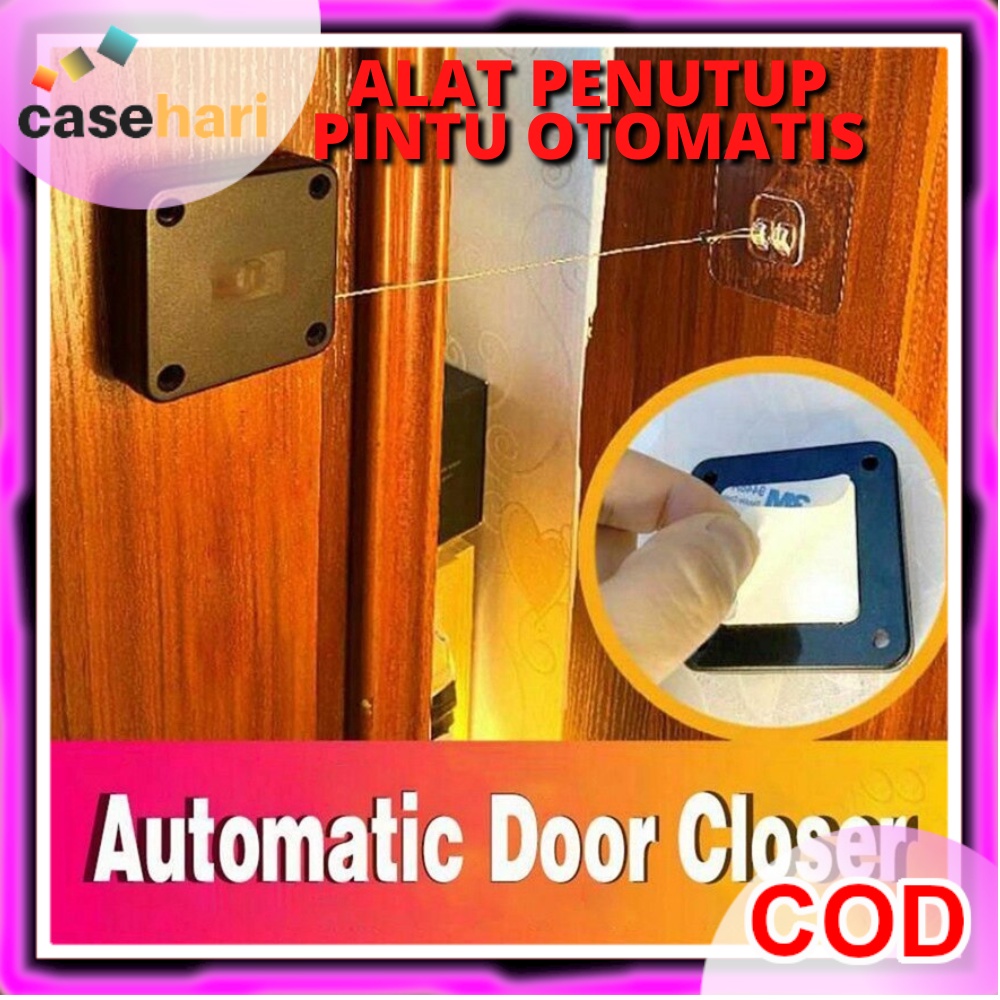 Automatic Door Closer Pull Closer Automatic Door Sensor Without Nails ...