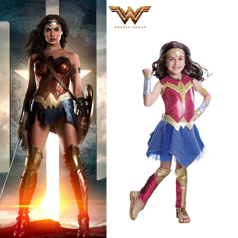 Wonder Woman Costume Girl Dawn Of Justice Wonder Woman Costume Children ...