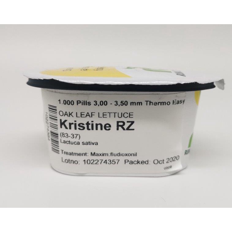 ARNETH LETTUCE KRISTINE RZ THERMO PILL 1000 PILLS PELLETTED BY RIJK ...