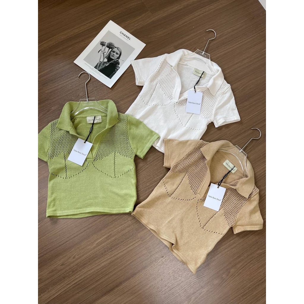 N 1988 Valentine Polo Shirt Badge Silk Fabric The Collar Can Be Worn ...