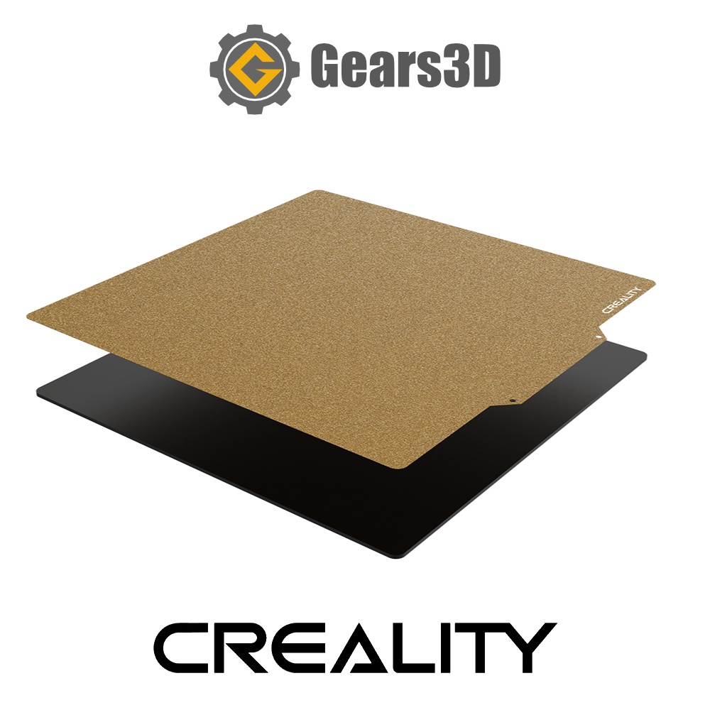 Creality CR-6 SE PEI Printing Plate 255mm x 245mm x 2mm Gold Frosted ...