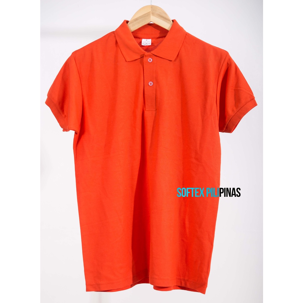 Softex Dark Color Honey Comb Polo Shirt With Collar Unisex | Shopee ...