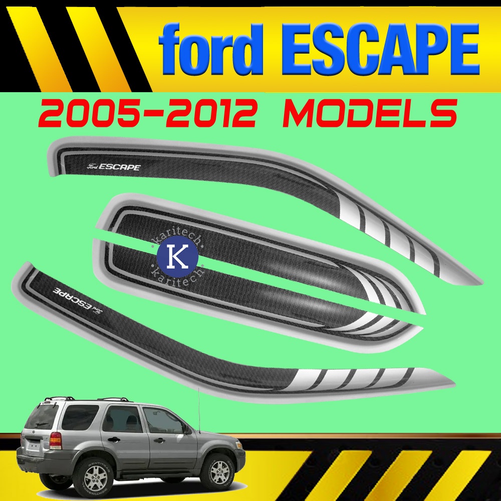 Ford Escape 2005 to 2012 Blacknet Rain Guard Window Visor | Shopee ...