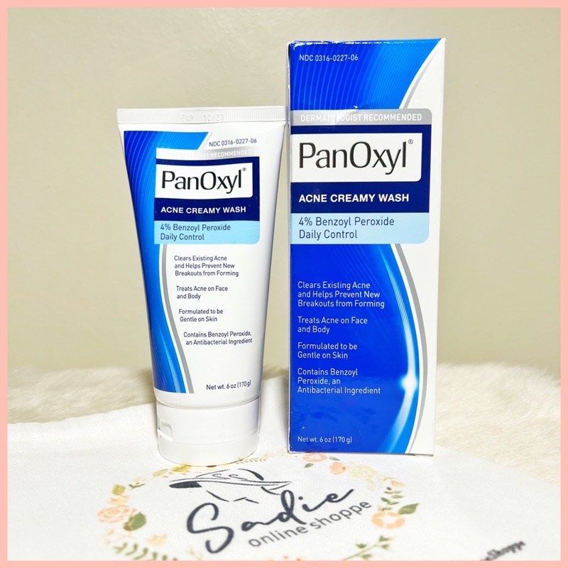 PanOxyl 4% Creamy Facial Wash - 6oz | Shopee Philippines