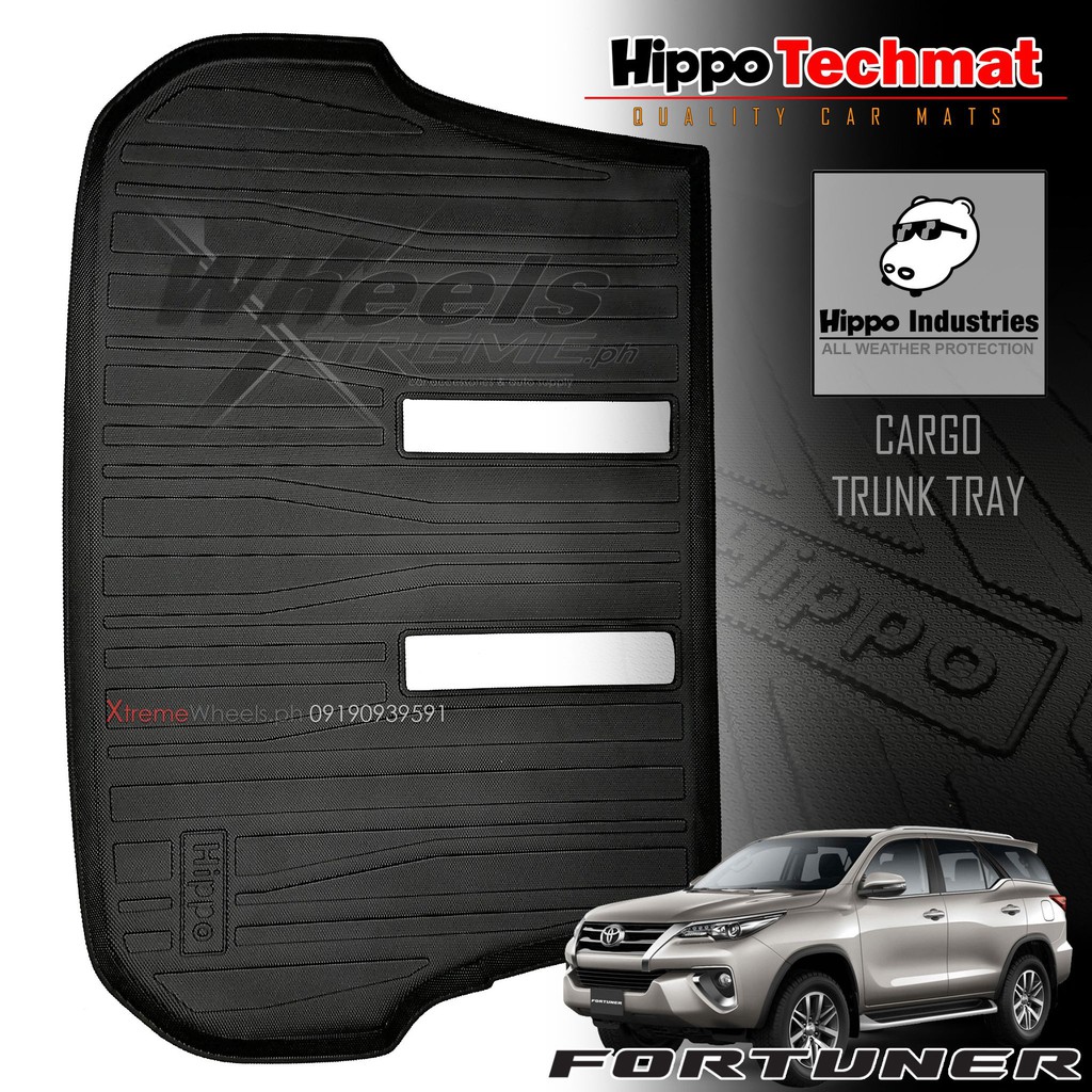 Fortuner G V Q LTD GRS 2005 to 2026 Trunk / Cargo Tray Hippo Techmat ...