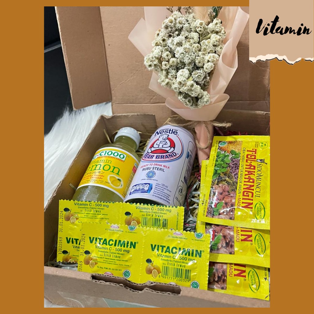 Gift Box Hampers Vitamin I Immune Booster Package I Healthy Package ...