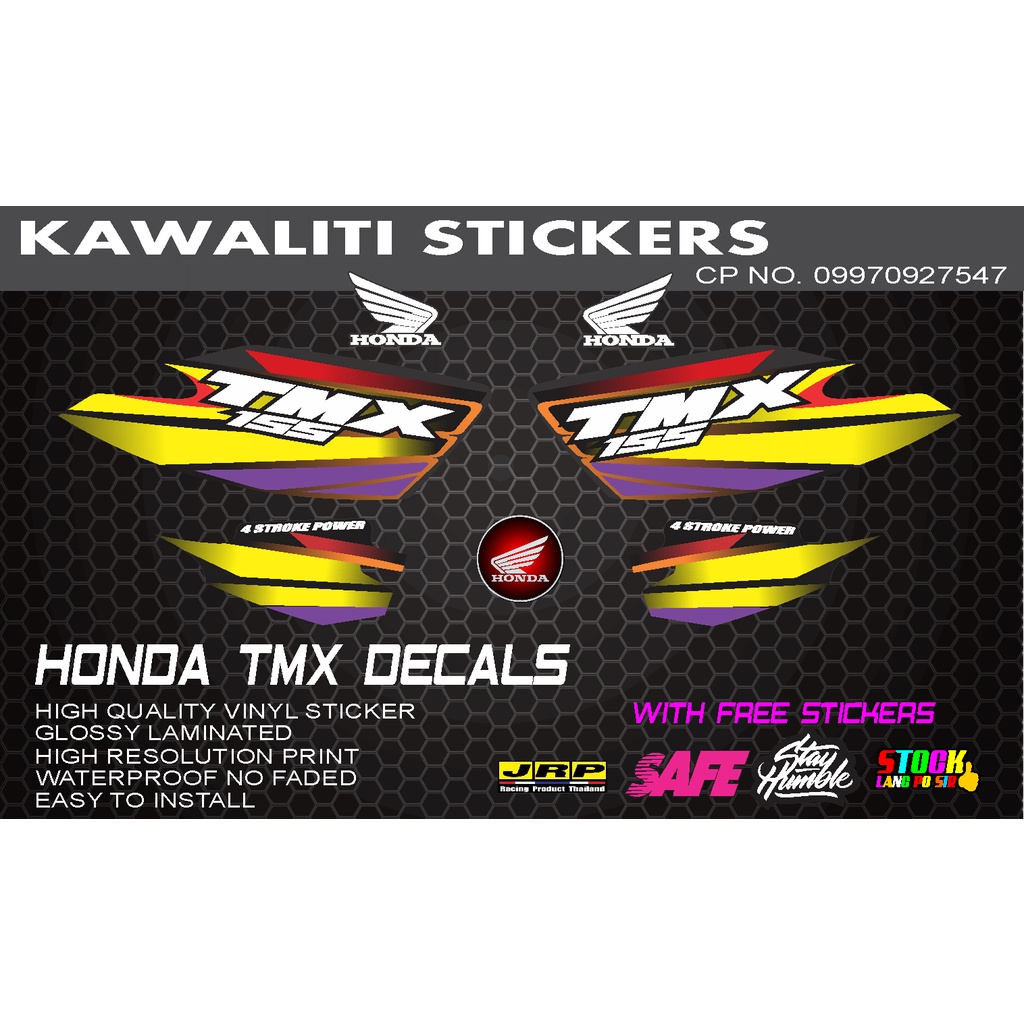 Honda TMX Sticker Decals Old Model | Shopee Philippines