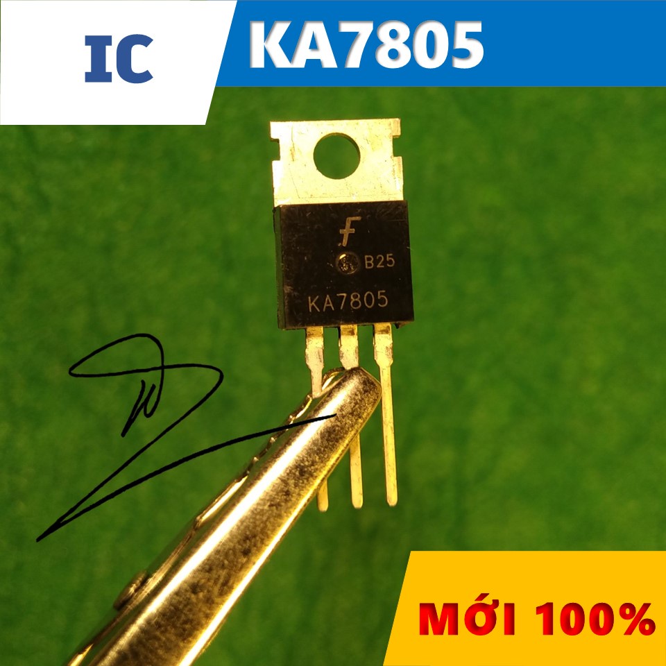 Voltage regulator IC KA7805 TO-220 100% New / 35V/5V/2.2A | Shopee Philippines
