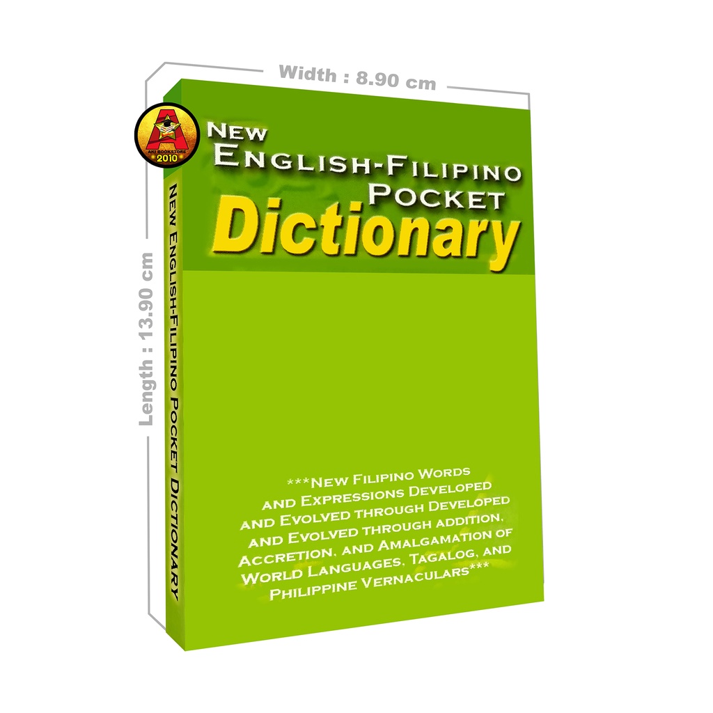 New English-Filipino Pocket Dictionary New Filipino Words and ...