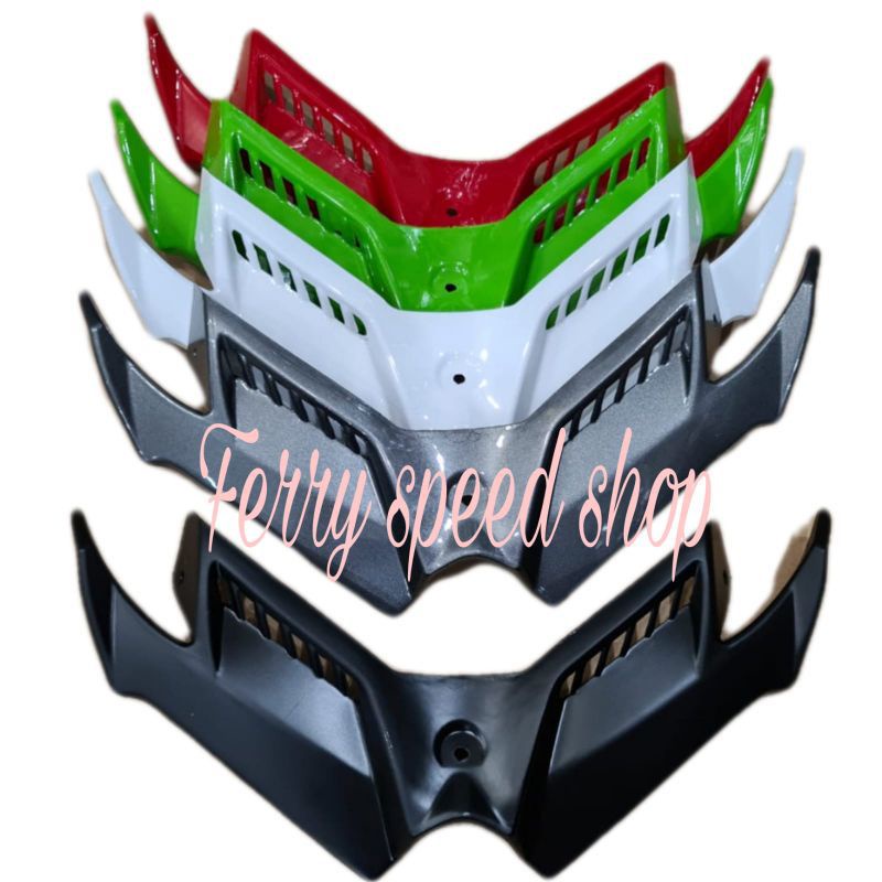 Abs plastic winglet Ninja 250 fi old Ninja 250r karbu / wingled winglet ...