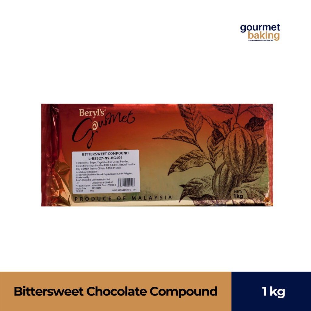 Beryl's Bittersweet Chocolate Compound (1kg) | Shopee Philippines