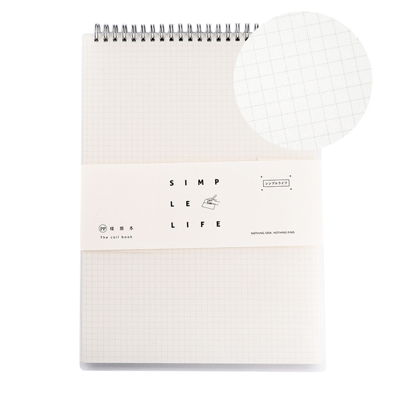 Spring Notebook A4/A5/B5 Flip Up Loose-Leaf Book Steno Notebook ...