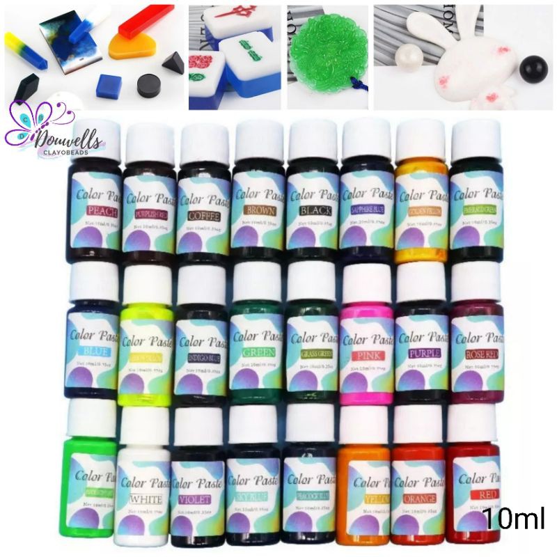 1pc EPOXY RESIN SOLID COLOR PASTE PIGMENT CONCENTRATED GEL Handicraft ...