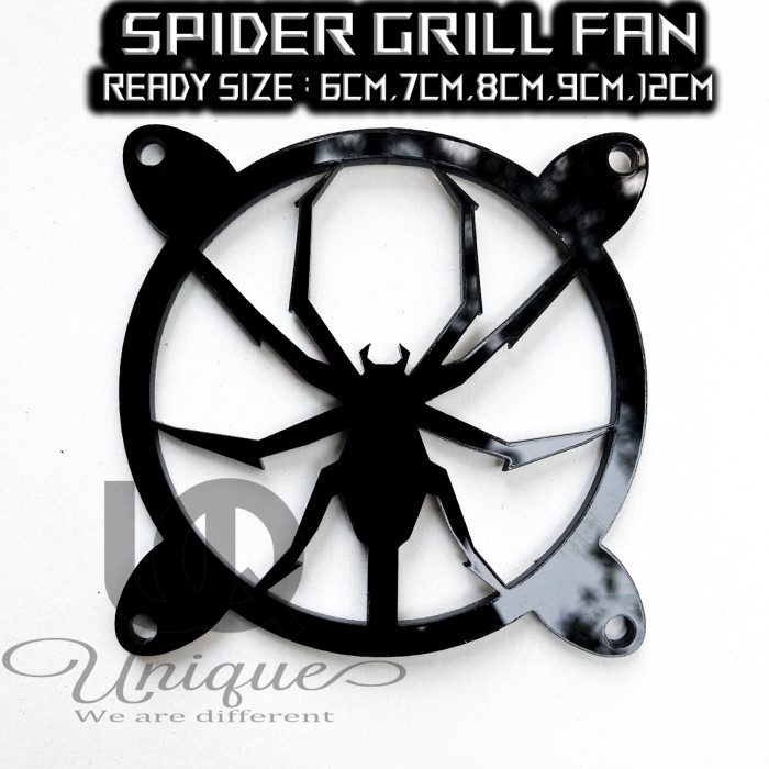 Spider Ram Grill Fan / Acrylic Computer Pc Fan Net Protector CPU ...