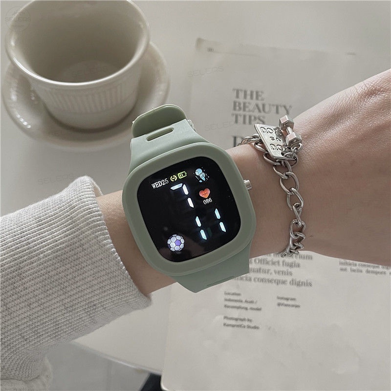 Electronic Watch Waterproof Unicorn Spaceman Watch Women's Ins Student ...