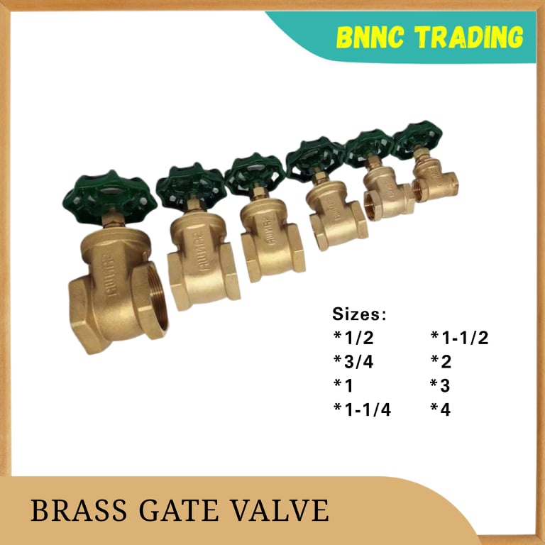 HEAVY DUTY SANWA BRASS GATE VALVE WATER SWITCH 2" 3" 4" | Shopee Philippines