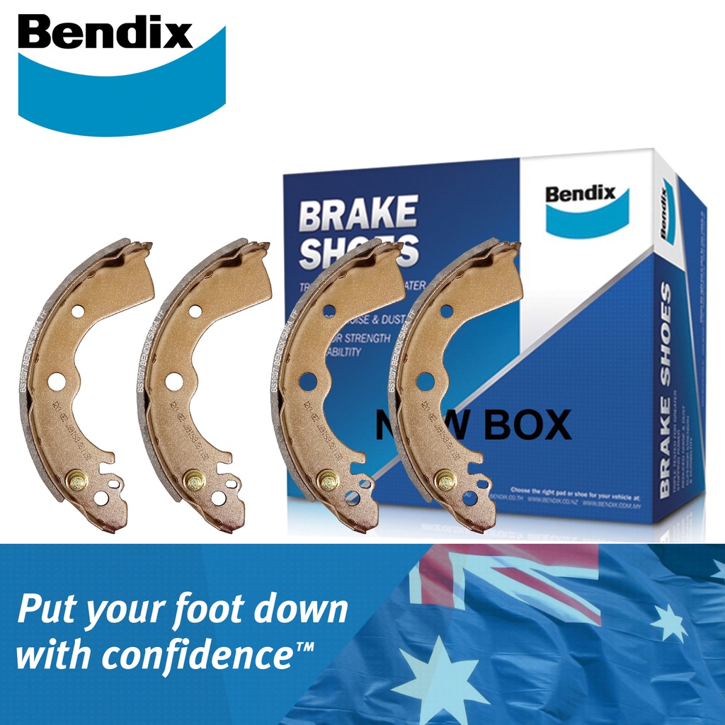 Bendix Brake Shoe DS1185/BS1697 Set for Nissan Sentra B13/B14 1993-2000 | Shopee Philippines