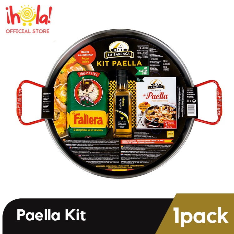 Hola Store LA BARRACA PAELLA KIT (PAELLA SEASONING WITH SAFFRON PACK ...