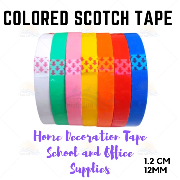 20m Detailing Colored Scotch Tapes Playing Colored Scotch Tapes ...