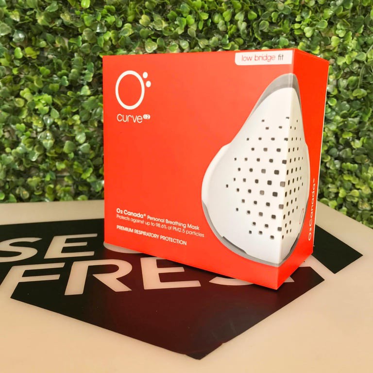 O2 Curve Breathing Mask by O2 Canada | Shopee Philippines