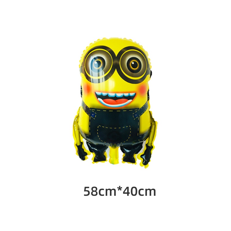 New Minions Kevin Film Balloon Cartoon Balloons Round Balloons Cartoon ...