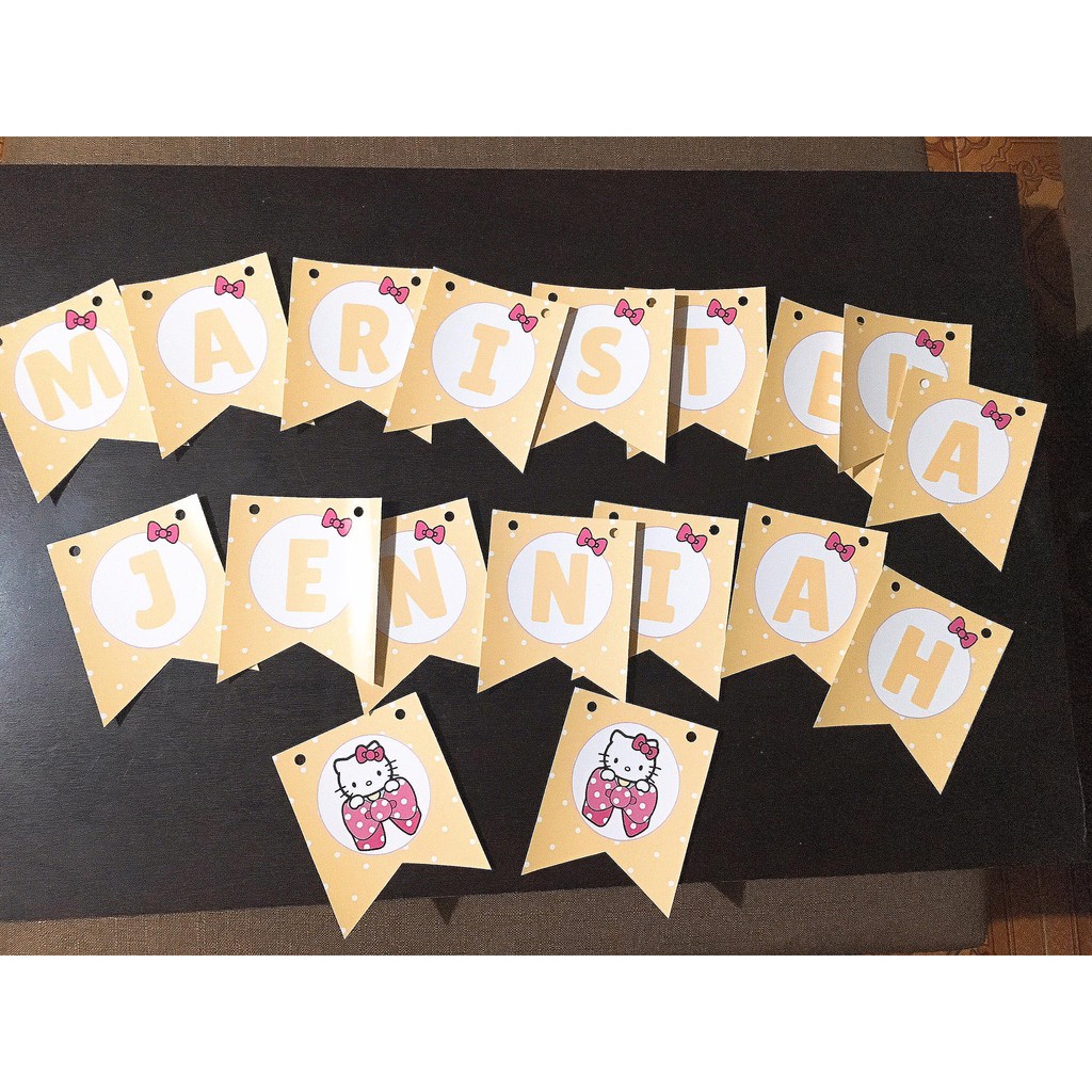 HELLO KITTY PERSONALIZED BIRTHDAY BANNER! Free to add the name of the ...