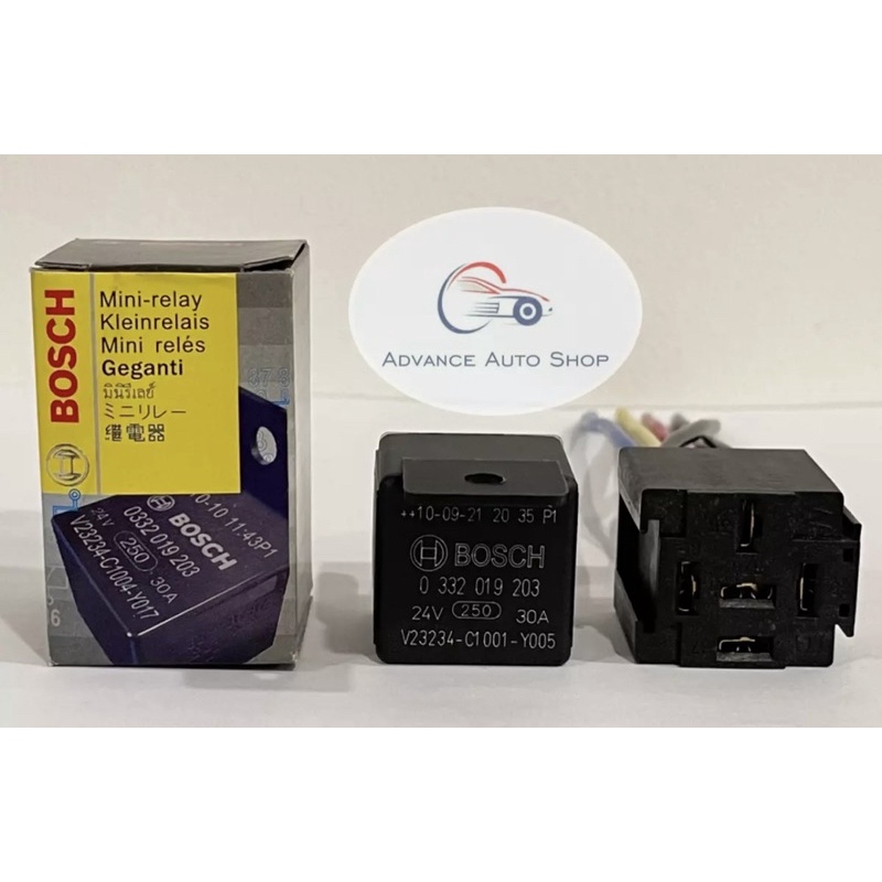 Bosch Relay 24v 30A 5PIN with Socket Heavy Duty | Shopee Philippines