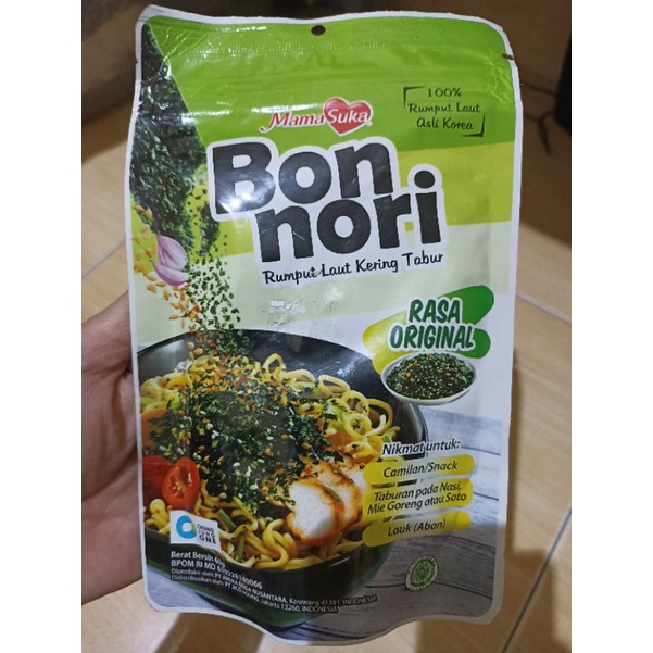 Mamasuka Bon Nori Original / Shredded Seaweed + Sesame (Pouch 60gr ...