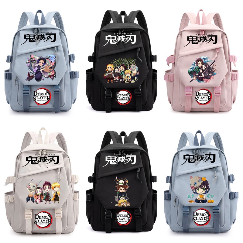 Demon Slayer Backpack School Bag Women Men Large Capacity Backpack ...