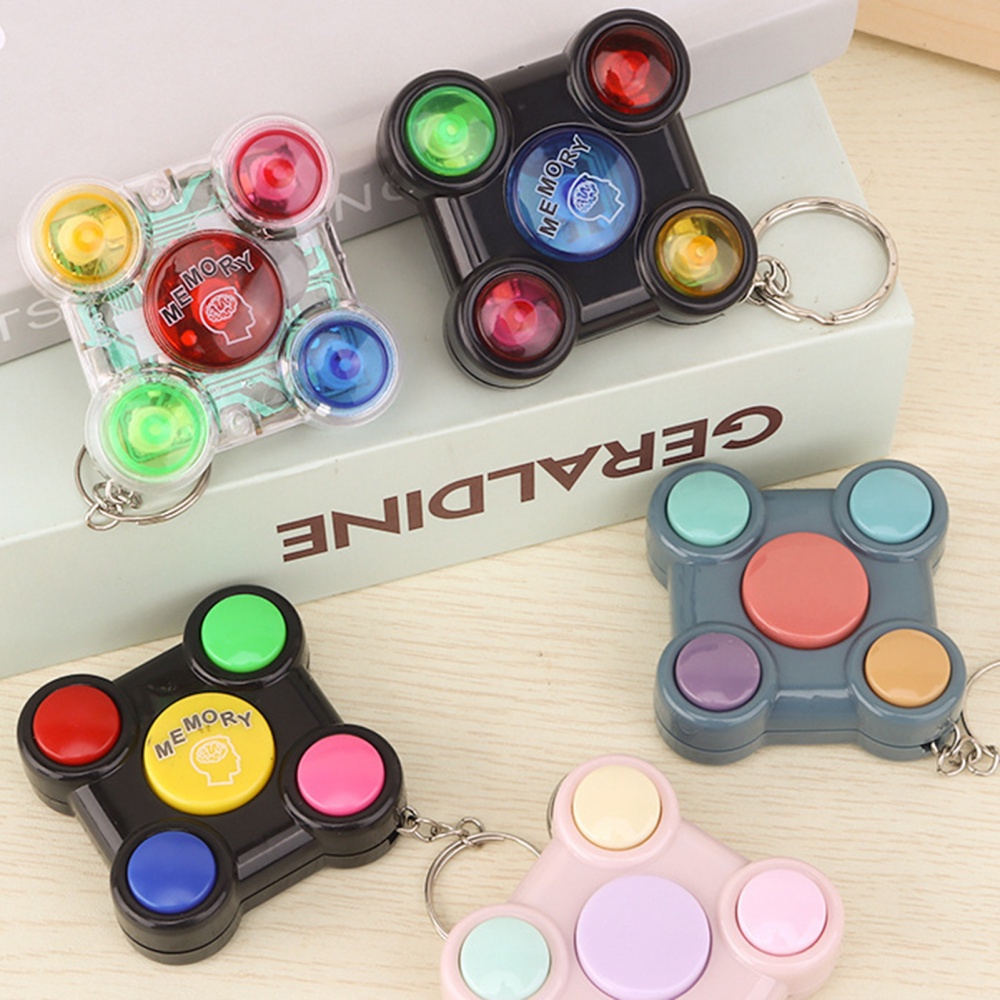 Fidget Toys Electronic Memory Game Keychain Memory Training Maze Cube ...