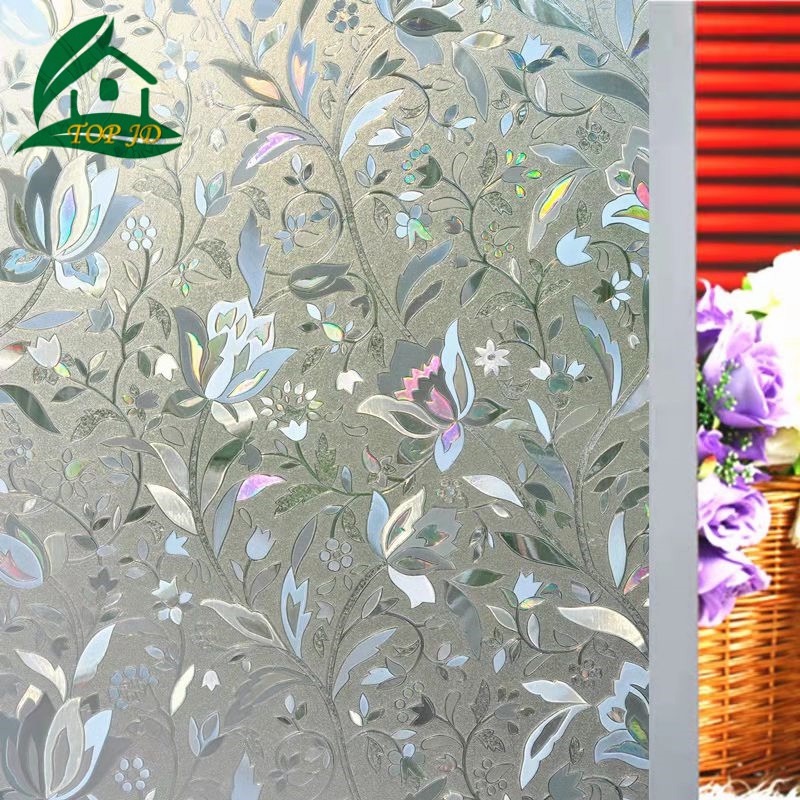 Removable Window Glass Sticker Frosted Static Cling Privacy Sticker UV ...