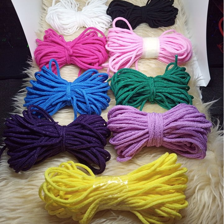 GARTER FOR DIY FACEMASK EARLOOP SPANDEX CORD GARTER 10 YARDS | Shopee ...