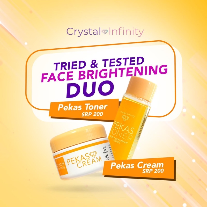 PEKAS TONER & CREAM By: Crystal Infinity | Shopee Philippines