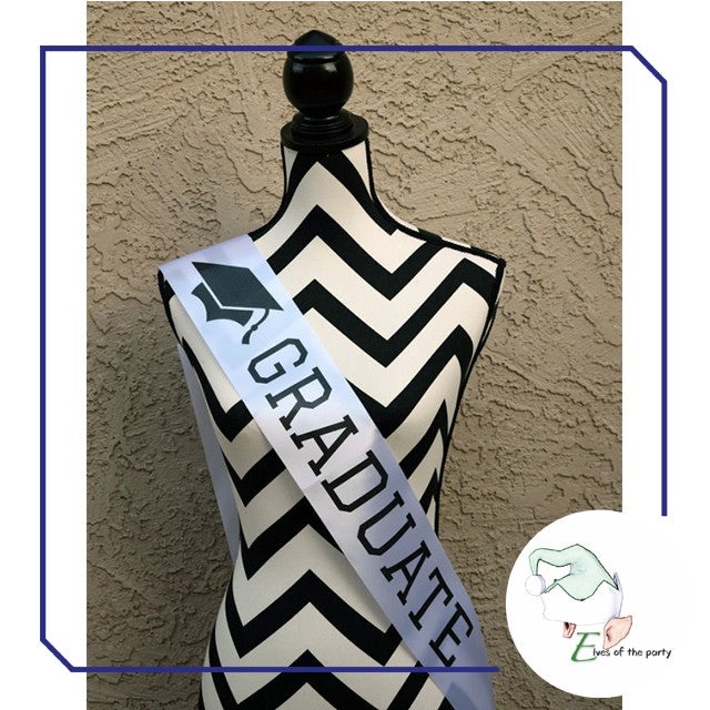 Congratulations Banner | Graduation Balloons | Graduate Sash Graduation ...