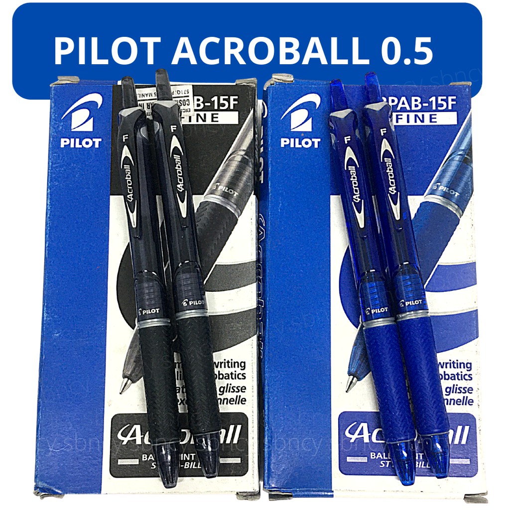 Pilot Acroball BPAB-15F 0.5 Ball Point Pen (Sold per 6 pcs) | Shopee ...