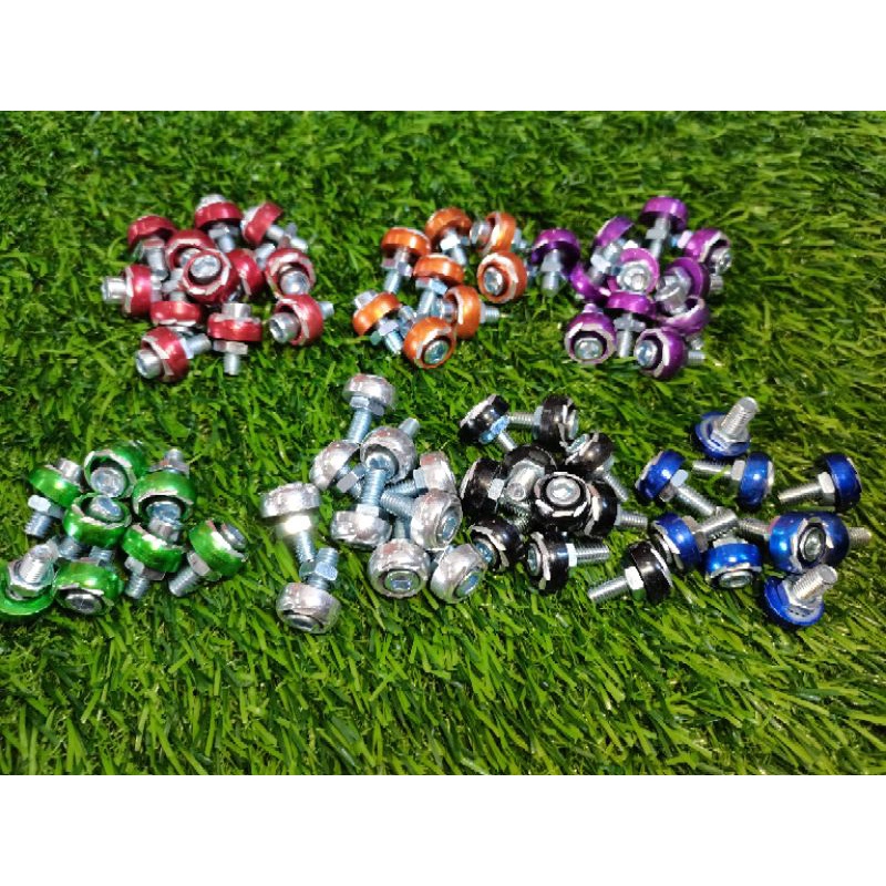 Universal Allen Bolt with Nut for Motorcycle and Car Plate (1 pair ...