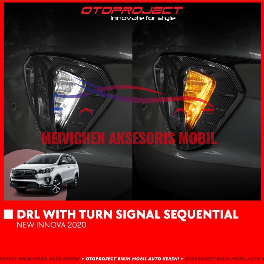 Led Drl With Running Signal Sequential Toyota Innova 2021 | Shopee ...