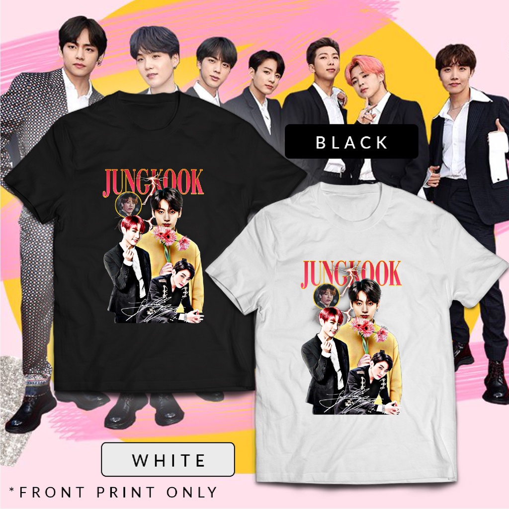 Jungkook BTS Bangtan Korean K Pop Fan Group Vintage Bootleg T Shirt ...