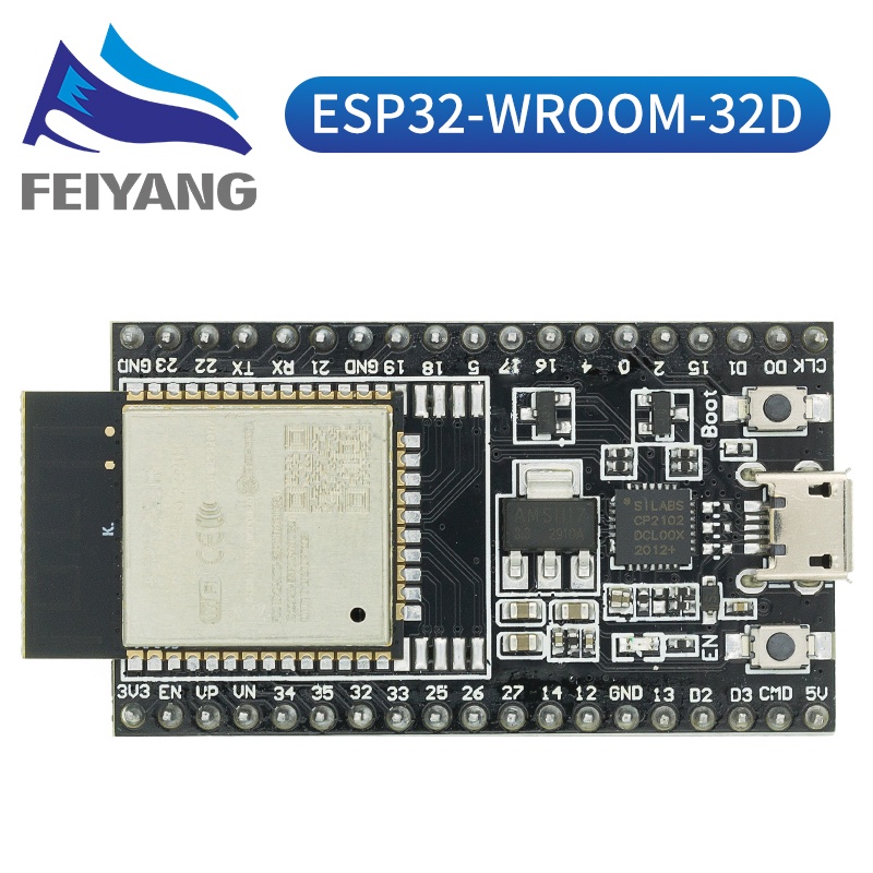 ESP-32S ESP-WROOM-32 ESP32 ESP-32 Bluetooth and WIFI Dual Core CPU with Low Power Consumption ...
