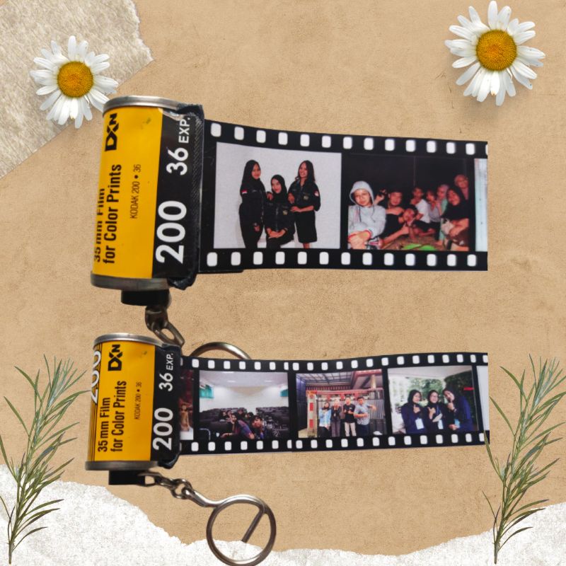 GANTUNGAN KEYCHAIN ROLL FILM | CUSTOM FILM ROLL | Photo Keychain ...