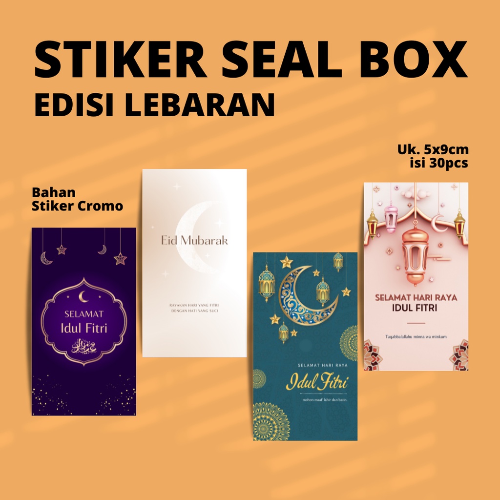 Eid / EID UL FITRI EDITION | Sun PRINTING (SEGEL STICKER / SEAL BOX ...