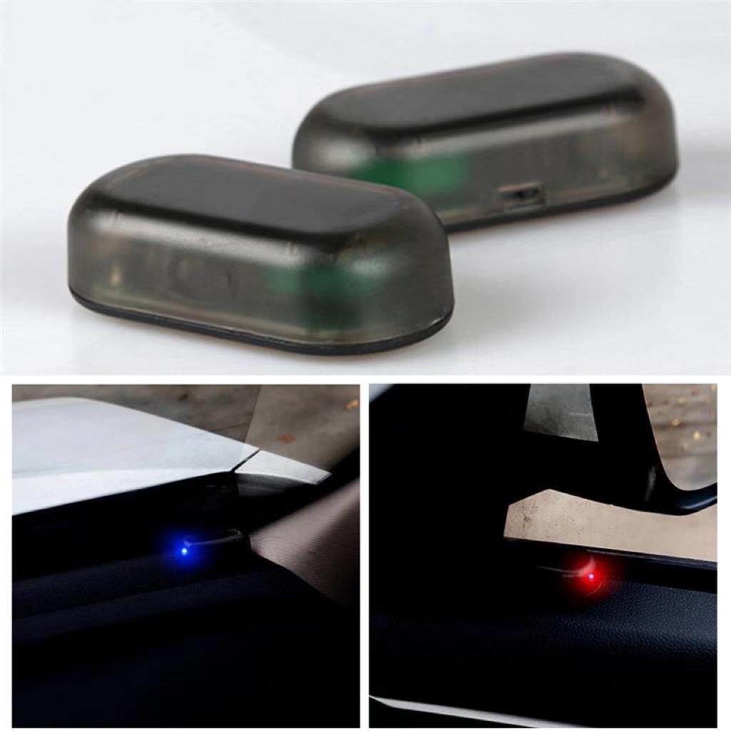 1pc Car Light Simulated Dummy Alarm Wireless Warning Anti-Theft Caution ...