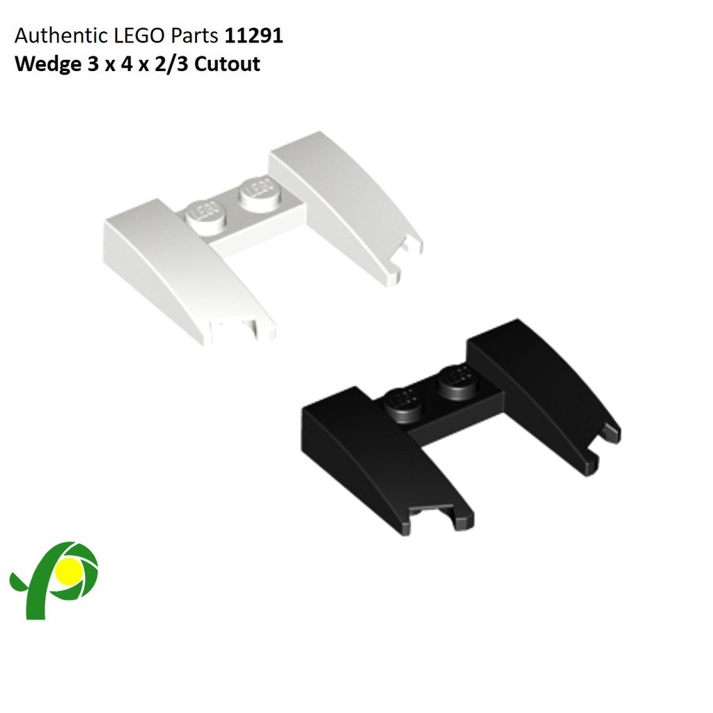 LEGO Parts 11291 Wedge 3 x 4 x 2/3 Cutout Sold per piece Authentic ...