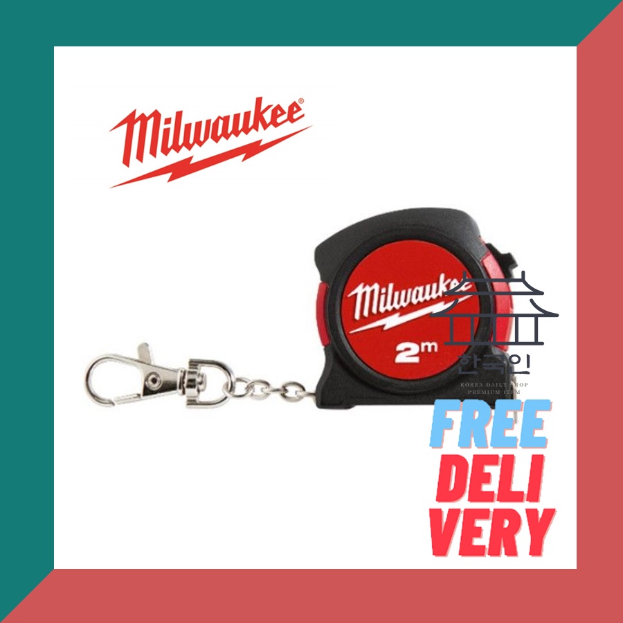 [Milwaukee] 2M/6ft 48-22-5507 Tape Measure Key Ring / Ready Stock ...
