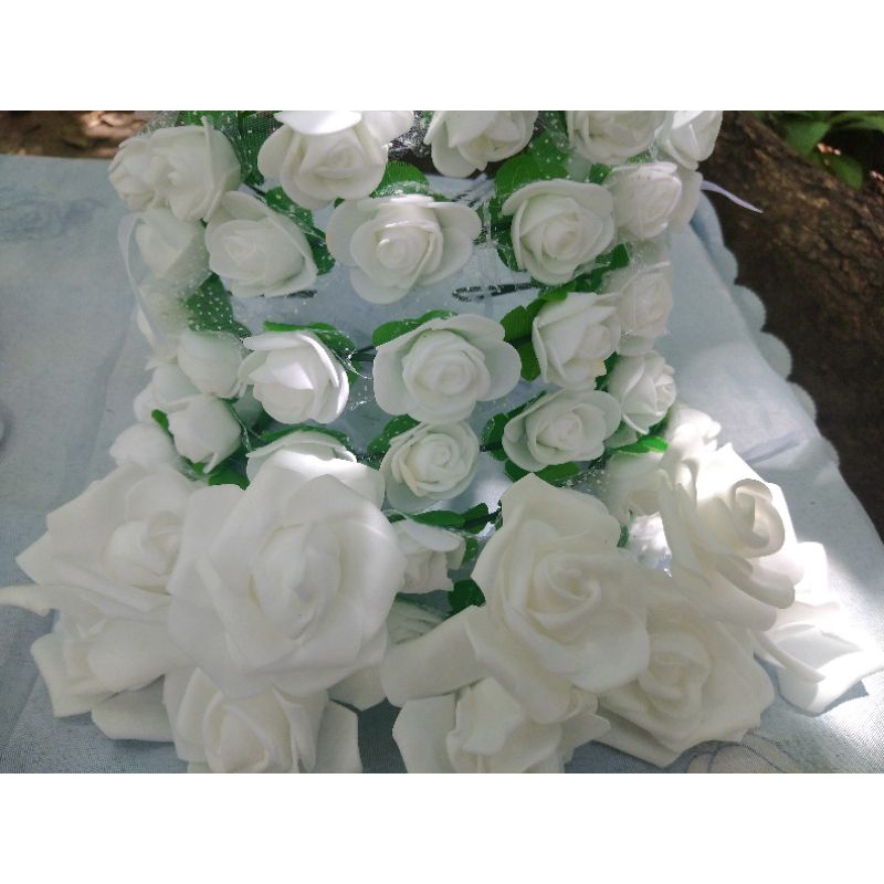 flower crown for wedding (white) | Shopee Philippines