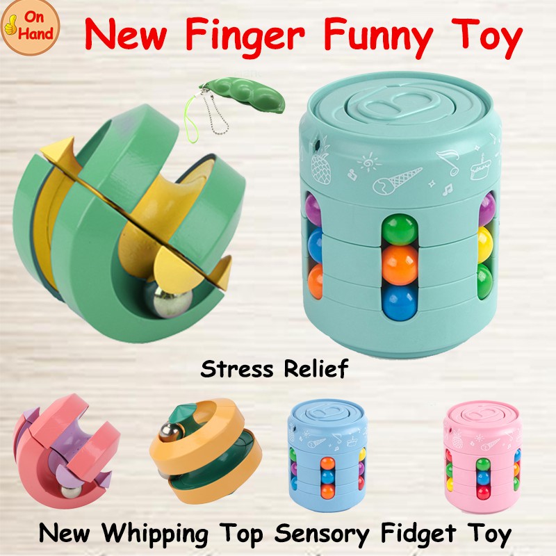 Spinning Infinite Cube Round Fidget Toy whipping top Stress Reliever ...