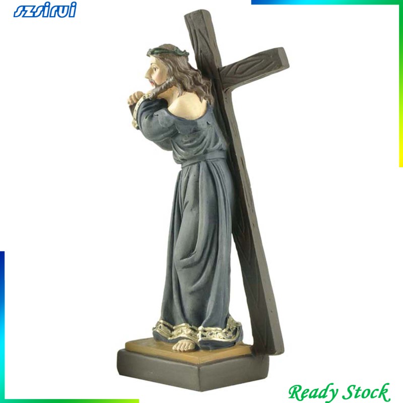 [ Classic Saint Jesus Statue Figurine Home Tabletop Sculpture ...