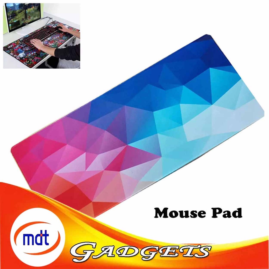 Large Mouse Pad Office Computer Desk Mat Modern Locking Edge Table Game ...